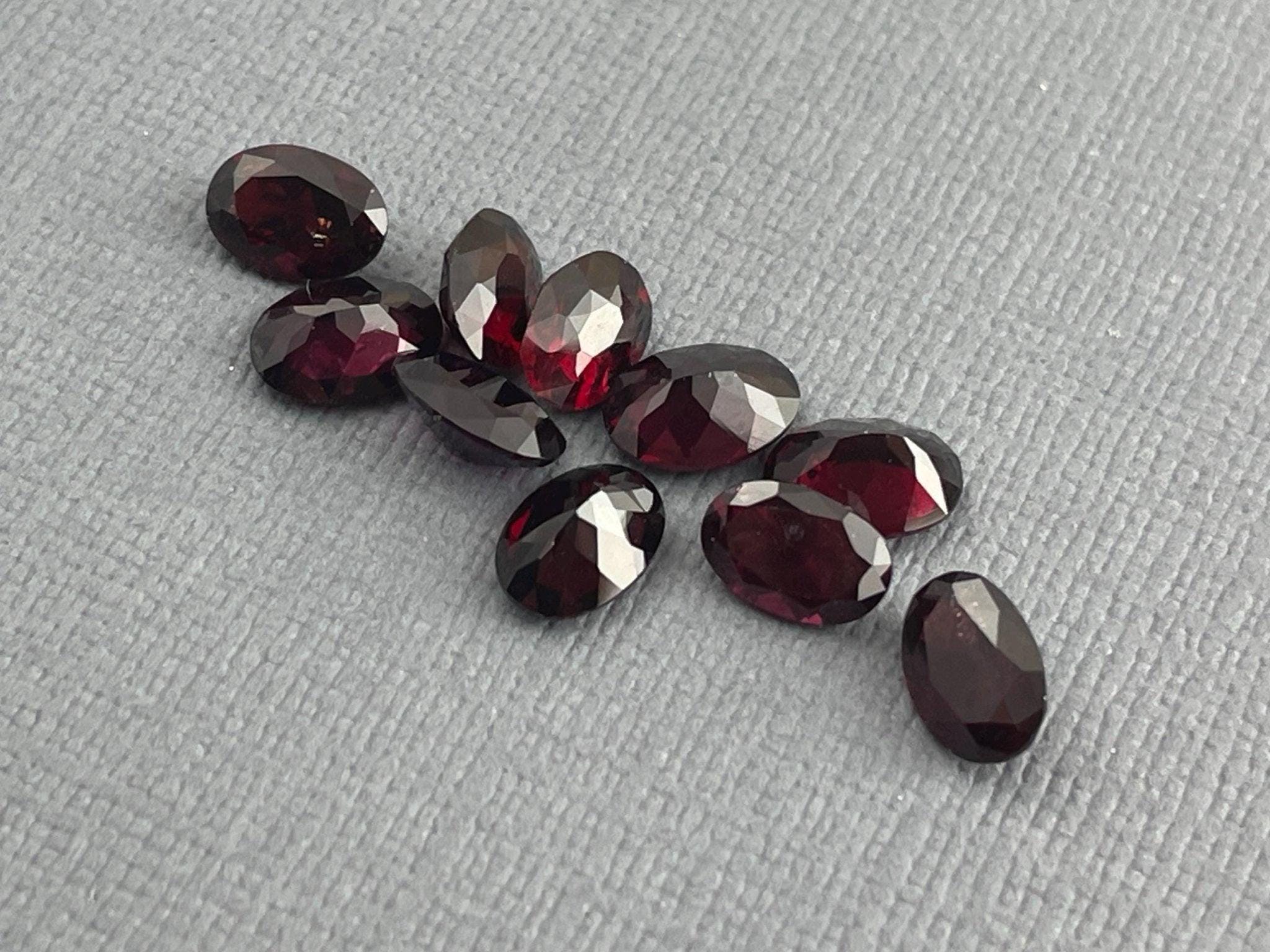 7x5 Arizona Anthill Chrome Pyrope Garnet | Loose Oval Faceted Gemstone ...