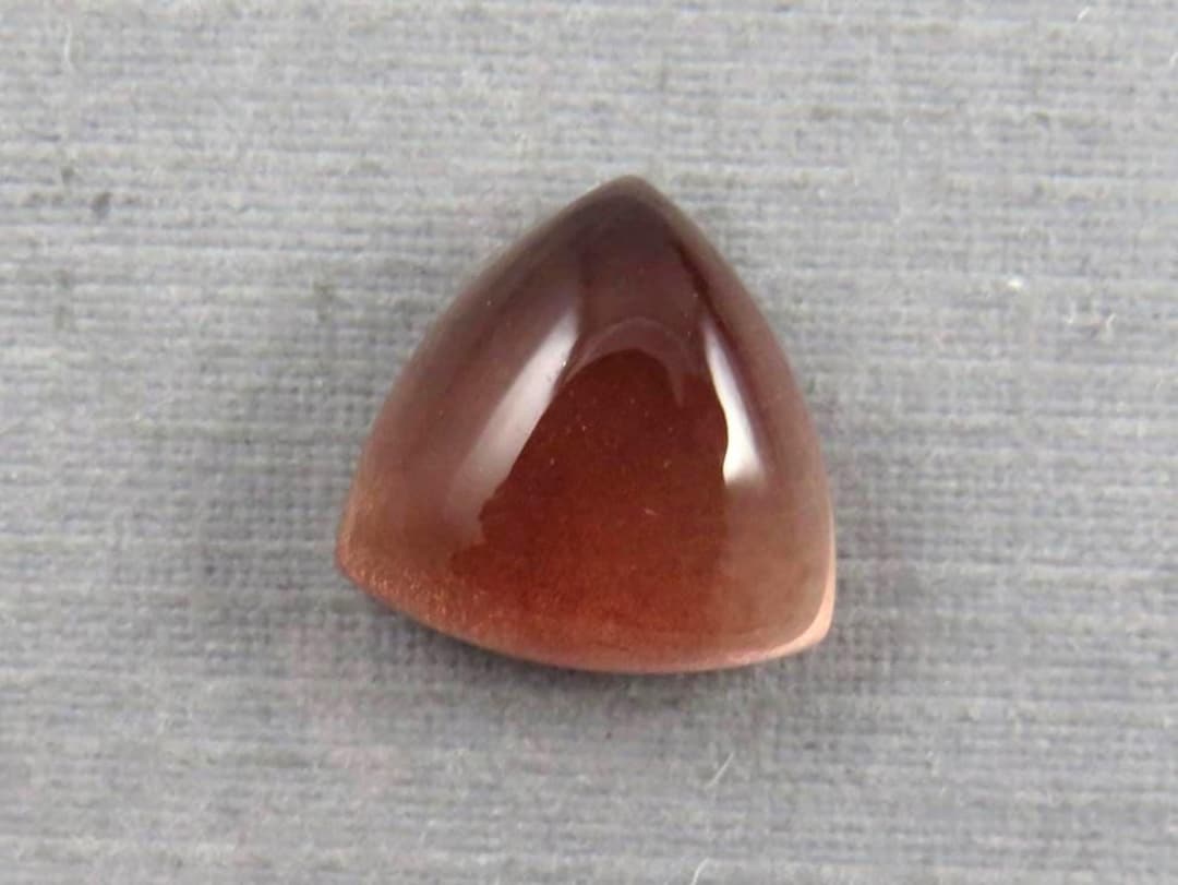 9mm Oregon Sunstone | Triangle Cabochon | Natural American Gemstone ...