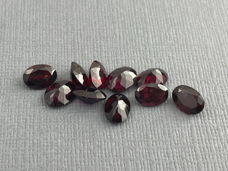 7x5 Arizona Anthill Chrome Pyrope Garnet | Loose Oval Faceted Gemstone ...