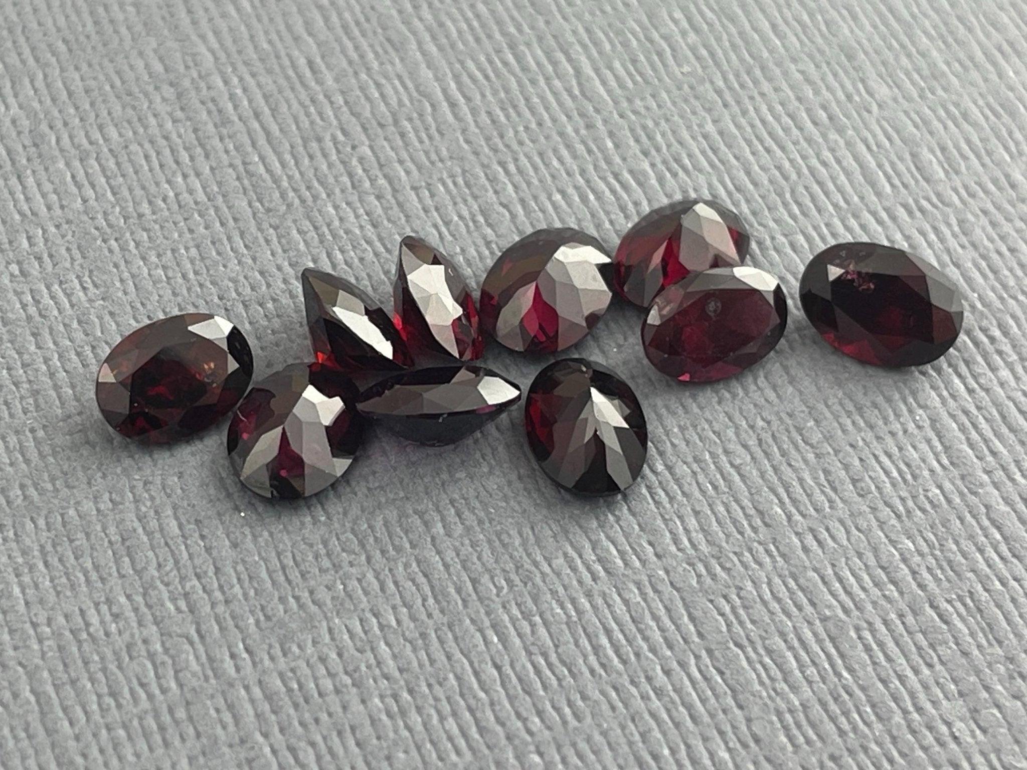 7x5 Arizona Anthill Chrome Pyrope Garnet | Loose Oval Faceted Gemstone ...