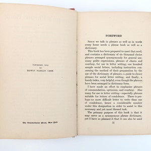 Vintage 1919 Putnums Phrase Book Published by G P Putnums Sons and the ...