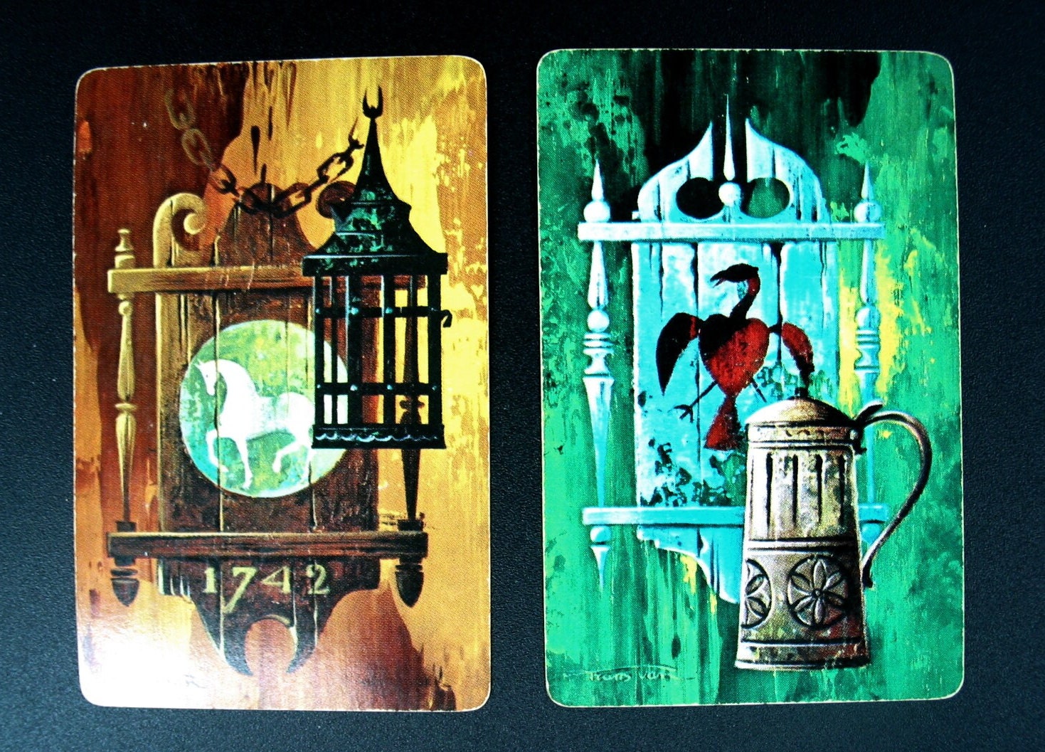 Double Set of Whitman Playing Cards Imperial Bridge Card Set - Etsy