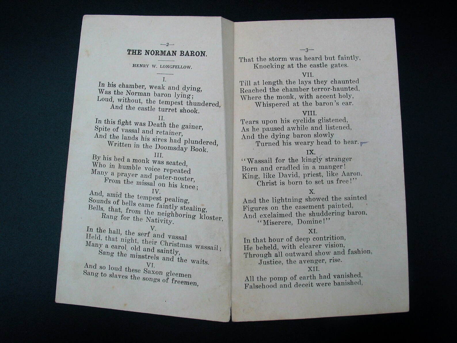 Parkers Penny Classics the Norman Baron by Henry Wadsworth Longfellow ...