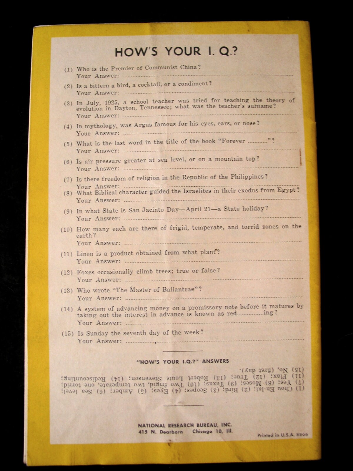 Vintage 1950s Readers Review Booklet Watch Out for This Menace 1955 ...