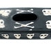 Skull Tissue Box Black Wood Hinged Box With Skulls and Crossbones ...