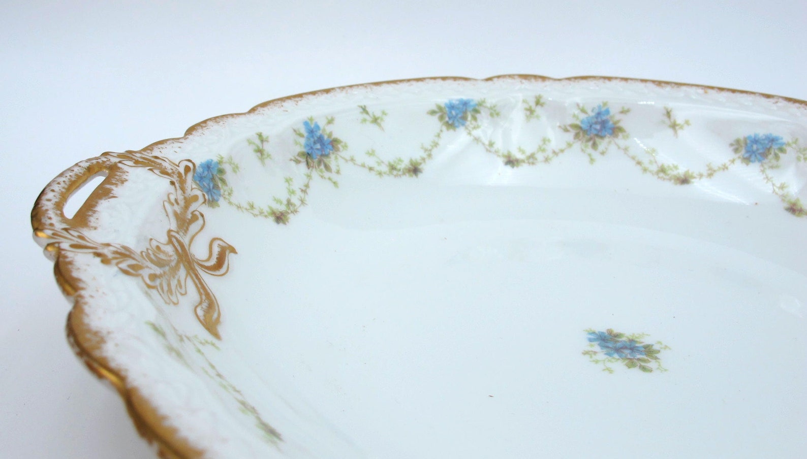 CH Field Haviland Limoges GDA France Porcelain Round Serving Bowl With ...