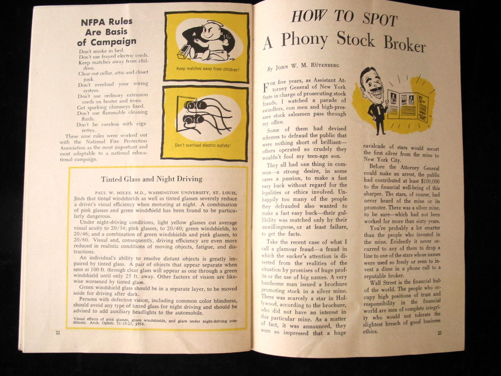 Vintage 1950s Readers Review Booklet Watch Out for This Menace 1955 ...