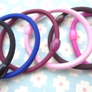 50pcs Hair Elastics Mixed Colors Ponytail Elasticsponytail - Etsy
