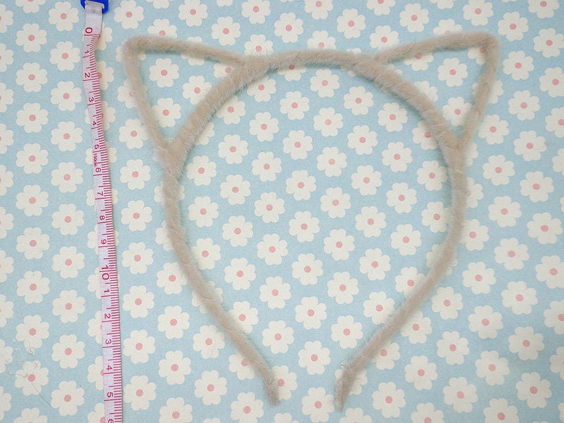 2 PCS Black Fabric Cover Cat Ear Shape Headband 6mm Wide - Etsy