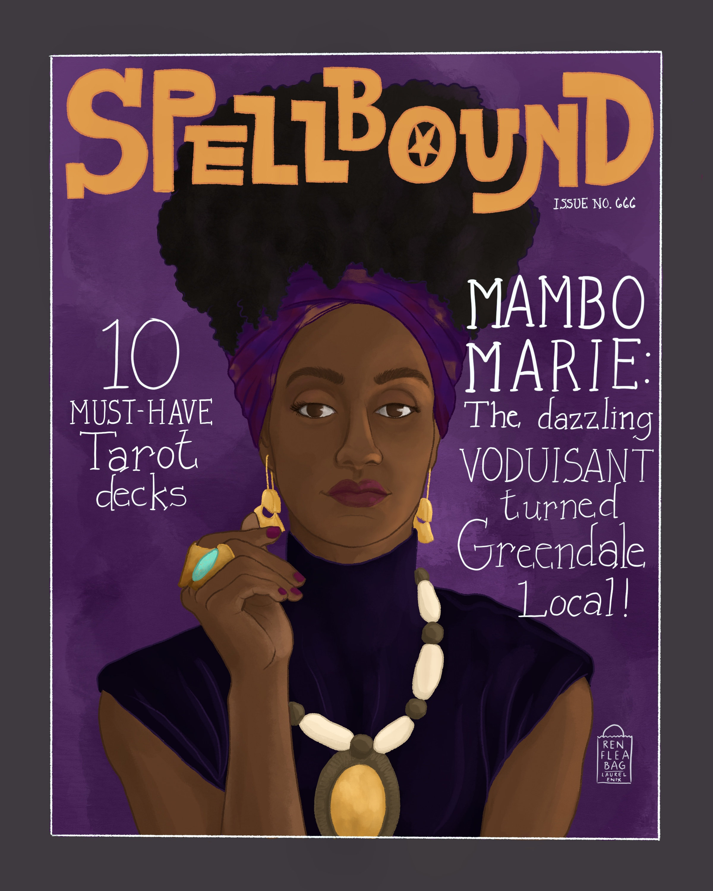 Mambo Marie Chilling Adventures of Sabrina Art Print - Etsy