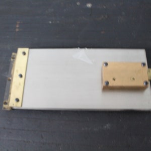 Vintage Diebold Safe Deposit Box Lock W/ Key & Hinge Safety Door- Extra ...