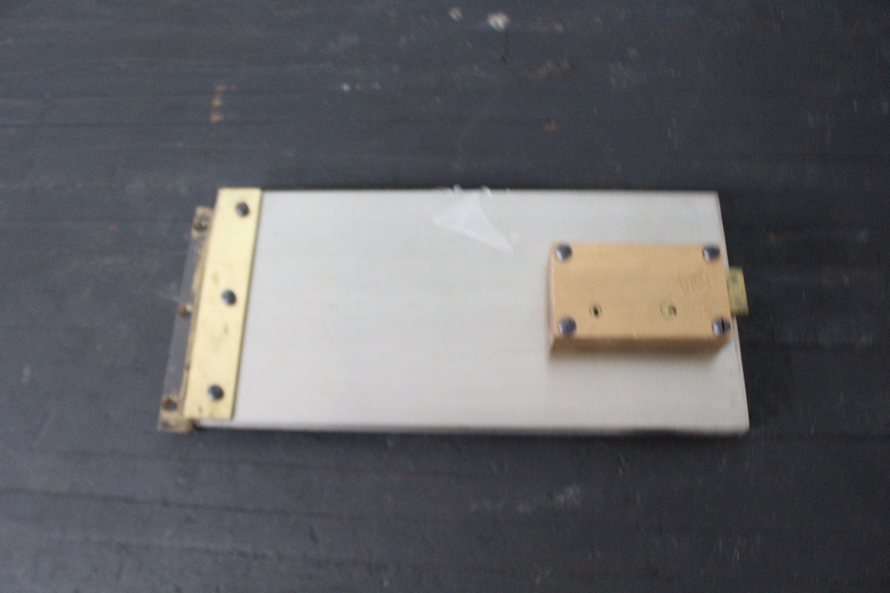 Vintage Diebold Safe Deposit Box Lock W/ Key & Hinge Safety Door Extra ...