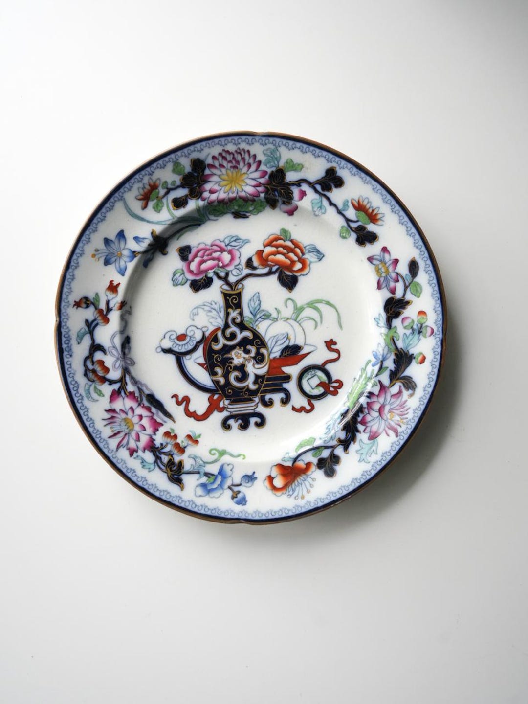 Chinoiserie Style Noma Plate by Rigway C1860 - Etsy