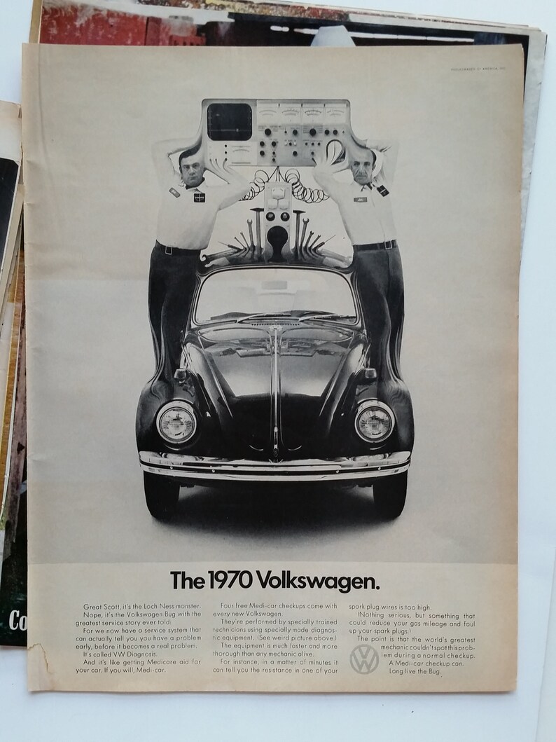 Volkswagen Classic Bug VW Diagnosis Checkup Surreal Art Image VW Fans ...