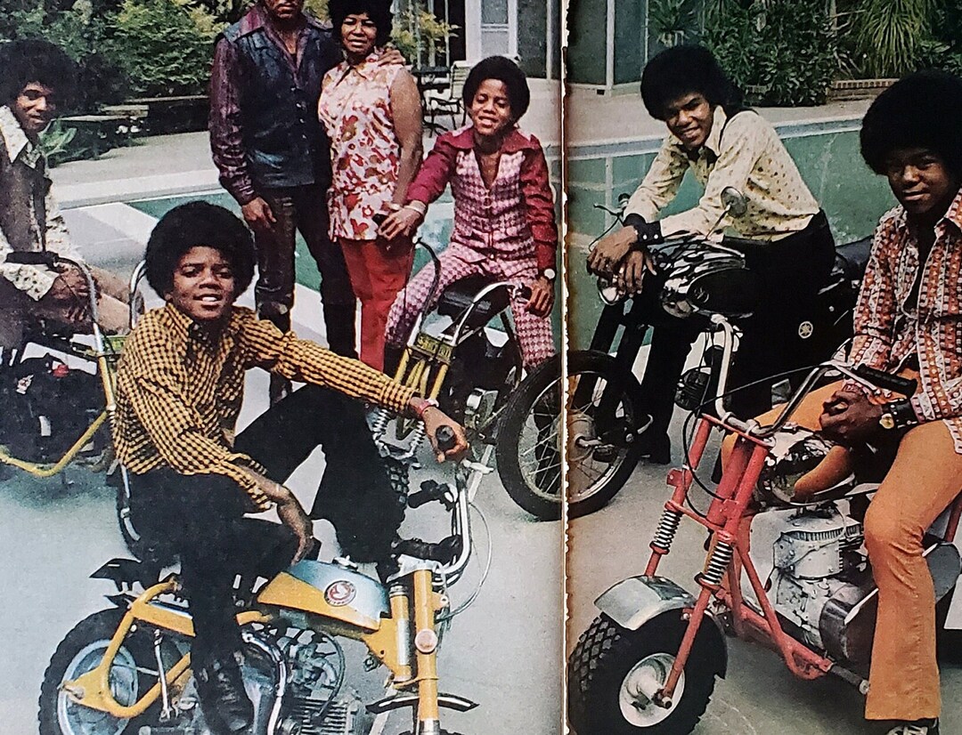 Michael Jackson 'the Jackson Five' Cover Brothers on Mini-bikes CA Home ...