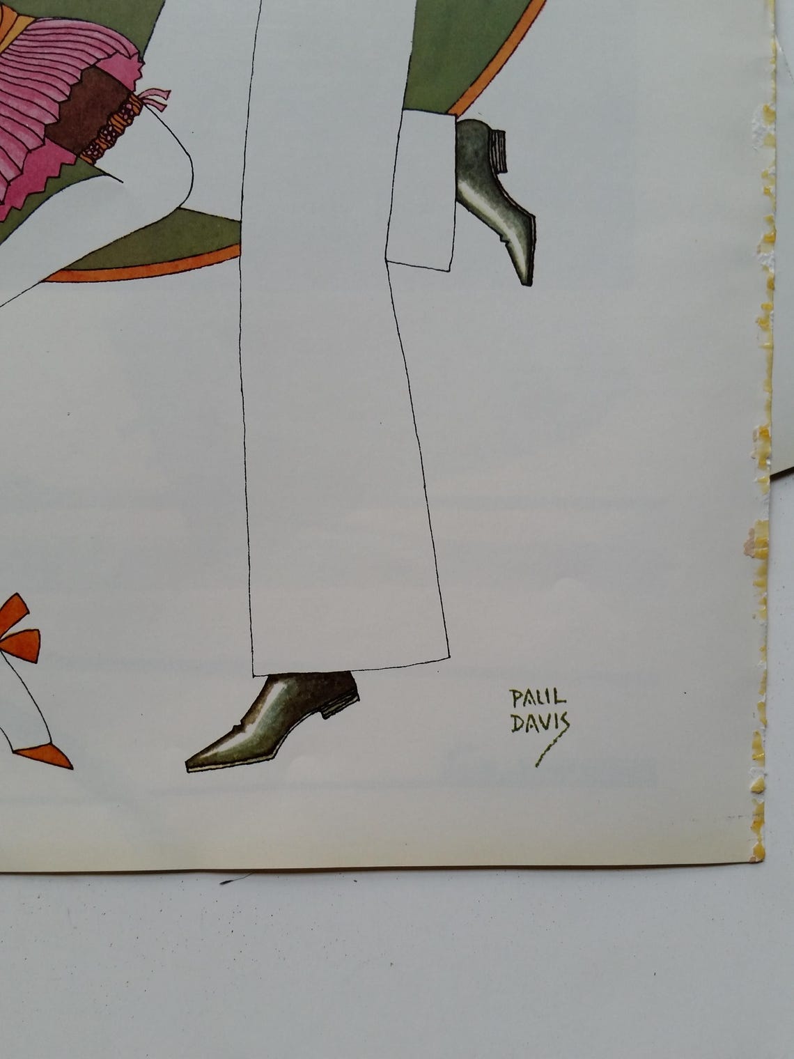 Artist Paul Davis Art Swing Era 1920s Lindy Hop Dance African American ...