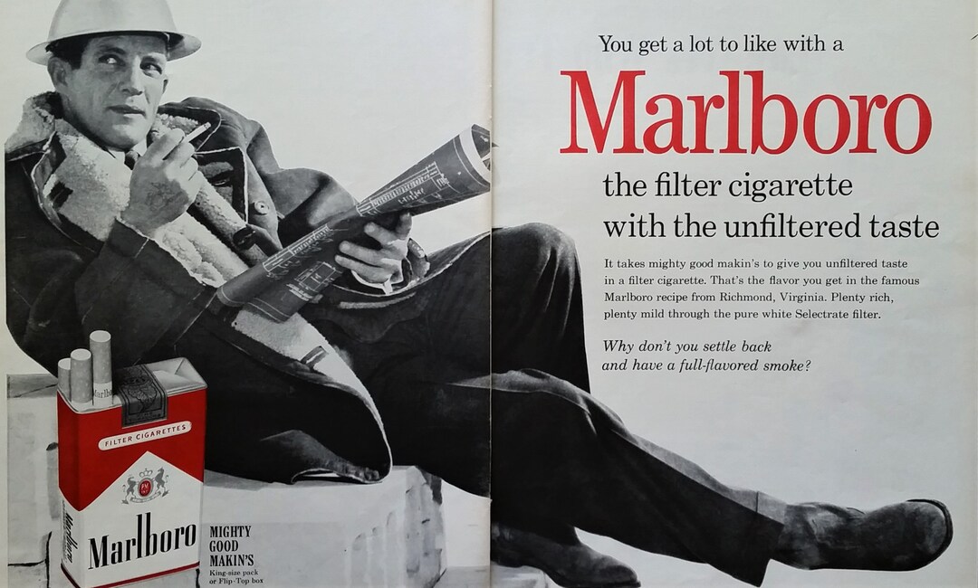 Construction Boss Cinder Blocks Marlboro Man Blueprints 2 Pages Smoking ...
