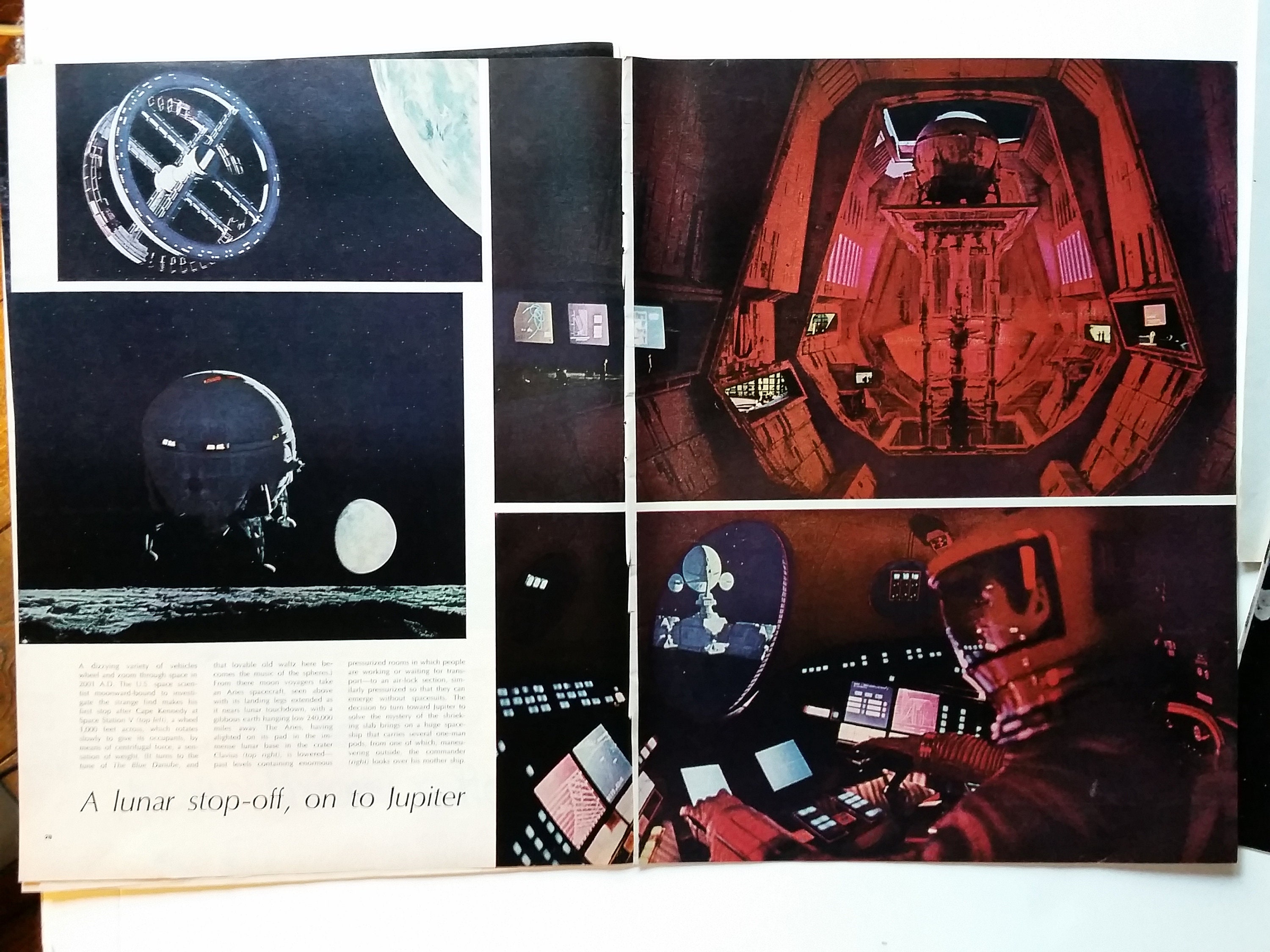 Sci-fi Classic Stanley Kubrick Movie Stills '2001: A Space Oddyssy ...