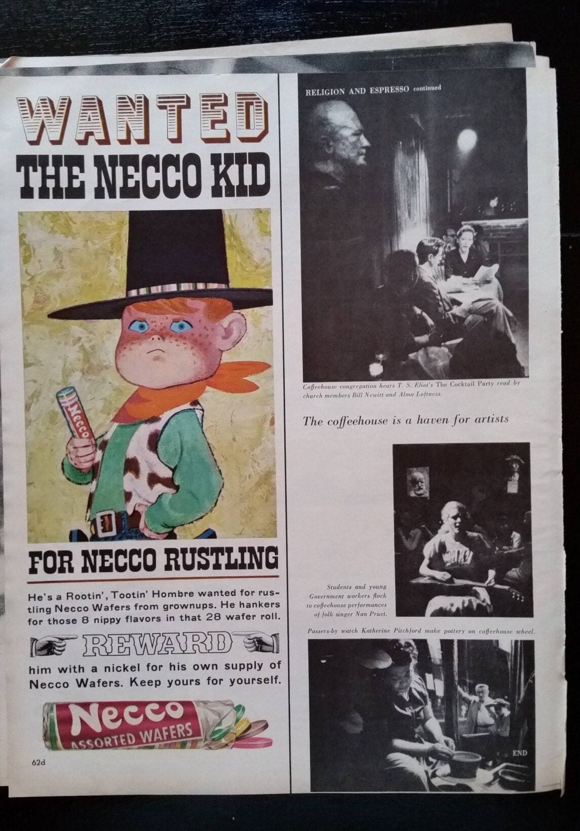 Red Headed 'cowboy' Necco Kid 10-gallon Black Hat 6-gun Mean Look Fun ...