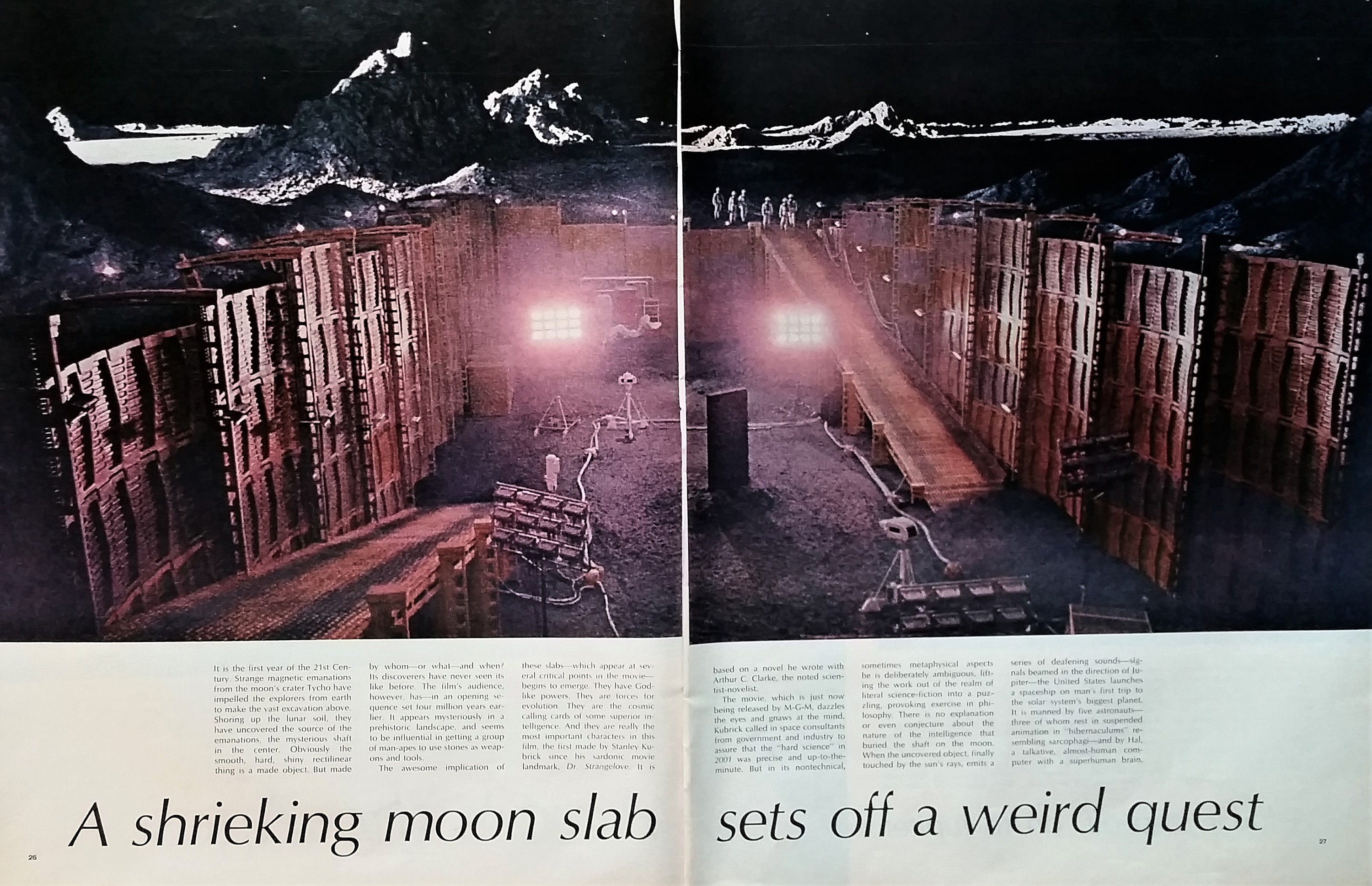 Sci-fi Classic Stanley Kubrick Movie Stills '2001: A Space Oddyssy ...