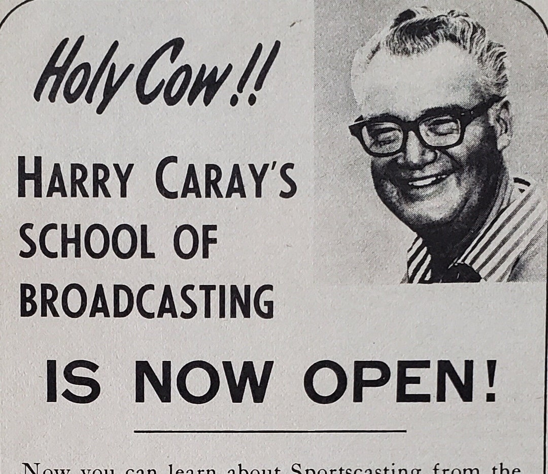 Harry Caray 'holy Cow' Beloved Broadcaster SNL Skit - Etsy