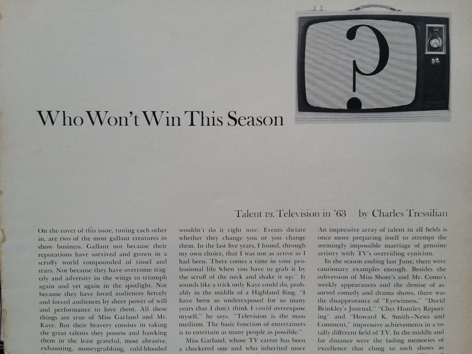 TV Set Art 1963 TV Actors Actresses in Console Sets Question - Etsy