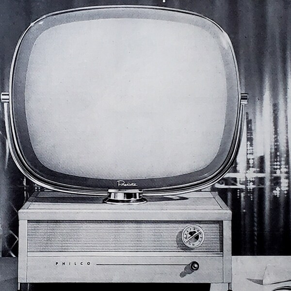 1950s Television Set - Etsy