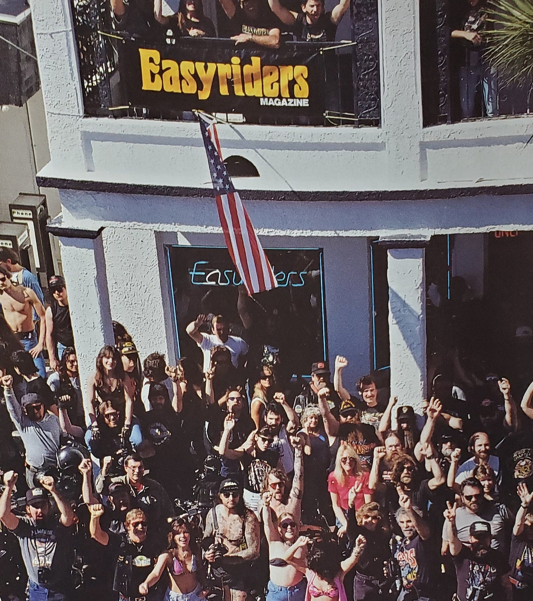 Sturgis Motorcycle Rally Easyriders 5oth Anniversary 4-page Pullout ...