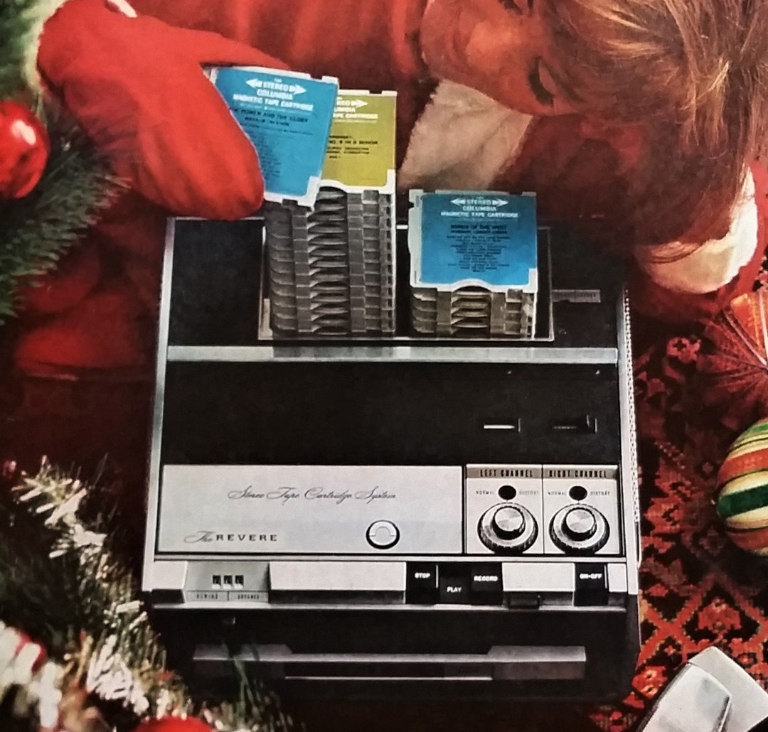 Old Tech Pre-cassette Music Revere 'stereo Tape Cartridge" Music Record ...