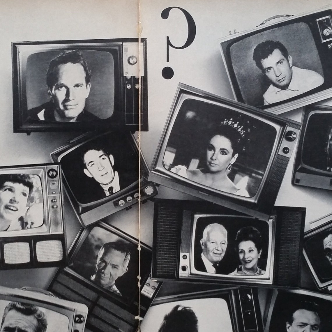 TV Set Art 1963 TV Actors Actresses in Console Sets Question - Etsy