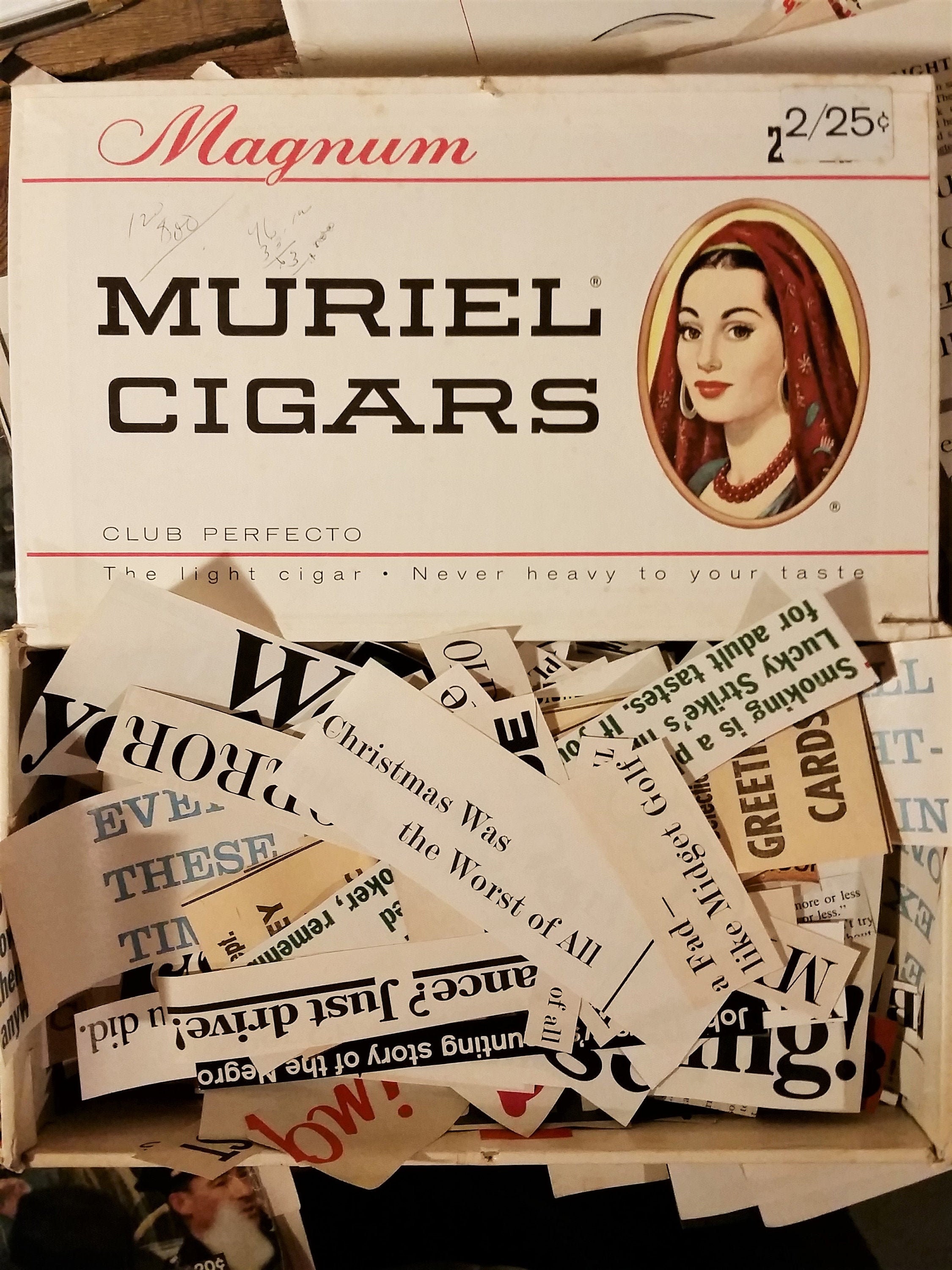 500 Individual Vintage Magazine Clippings, Words, and Phrases for Sale ...