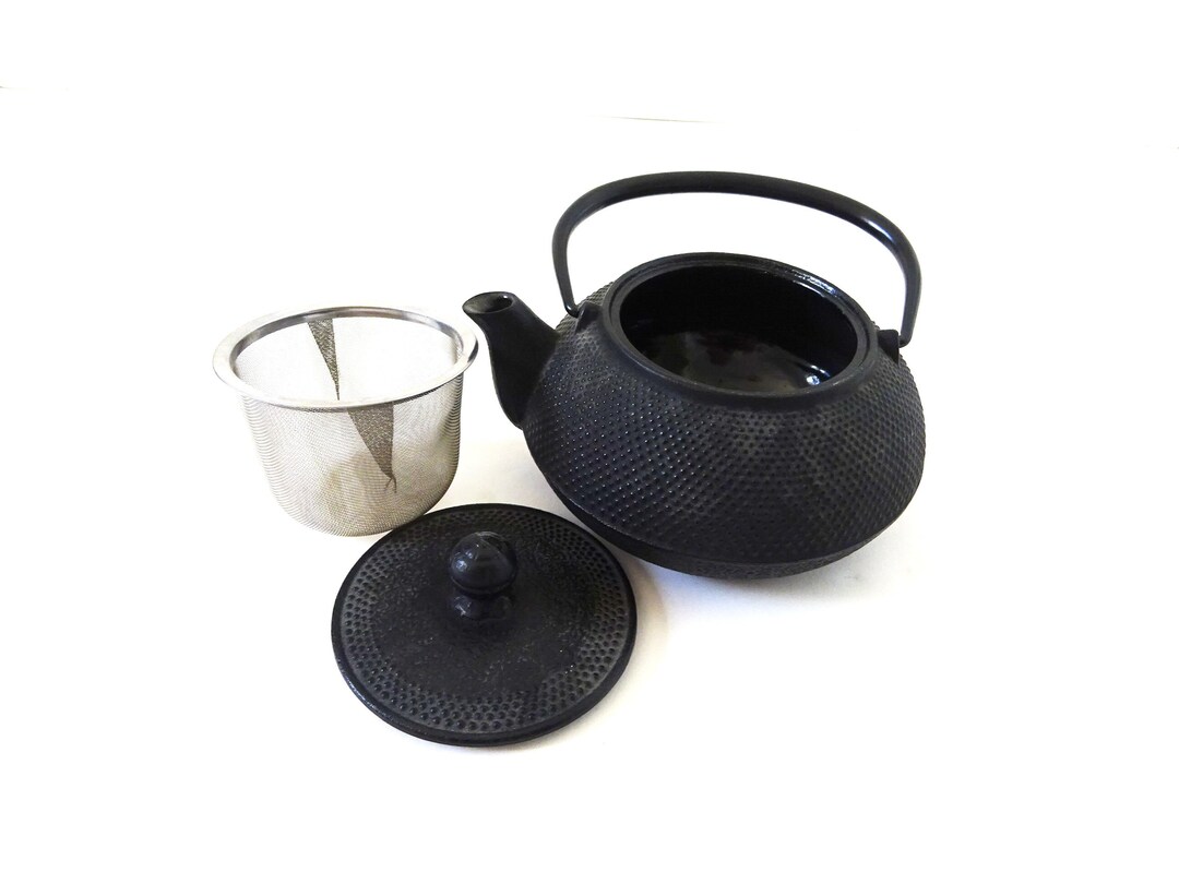 Vintage Wire Mesh Tea Infuser With Cast Iron Enamel Teapot - Etsy
