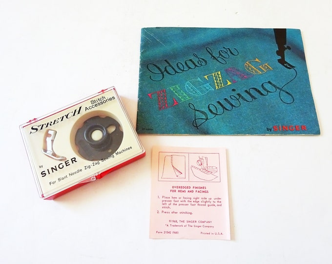 Vintage Singer Stretch Stitch Accessory Zig Zag Sewing - Etsy