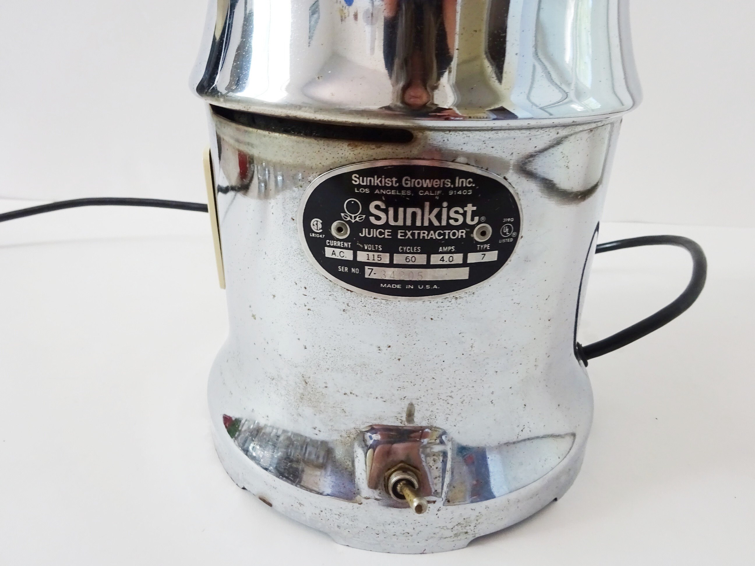 Vintage Sunkist Juicer