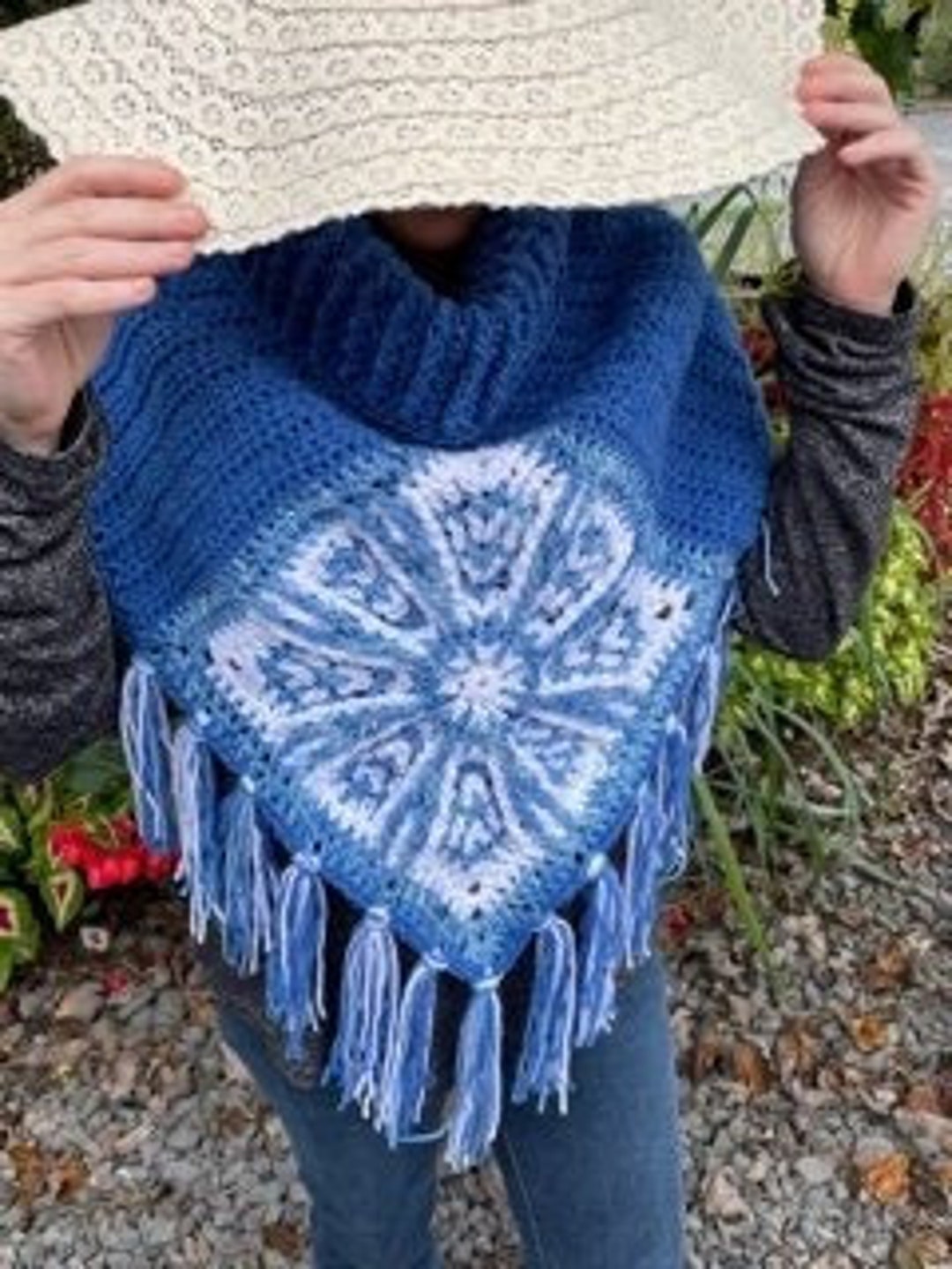 Snowflake Cowl Scarf Crochet Pattern - Etsy