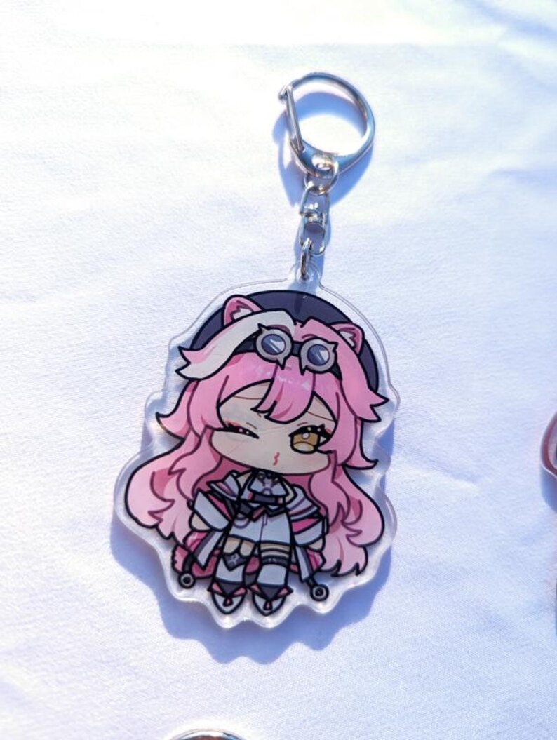 Hololive Justice Vtuber Double-sided Acrylic Keychains - Etsy