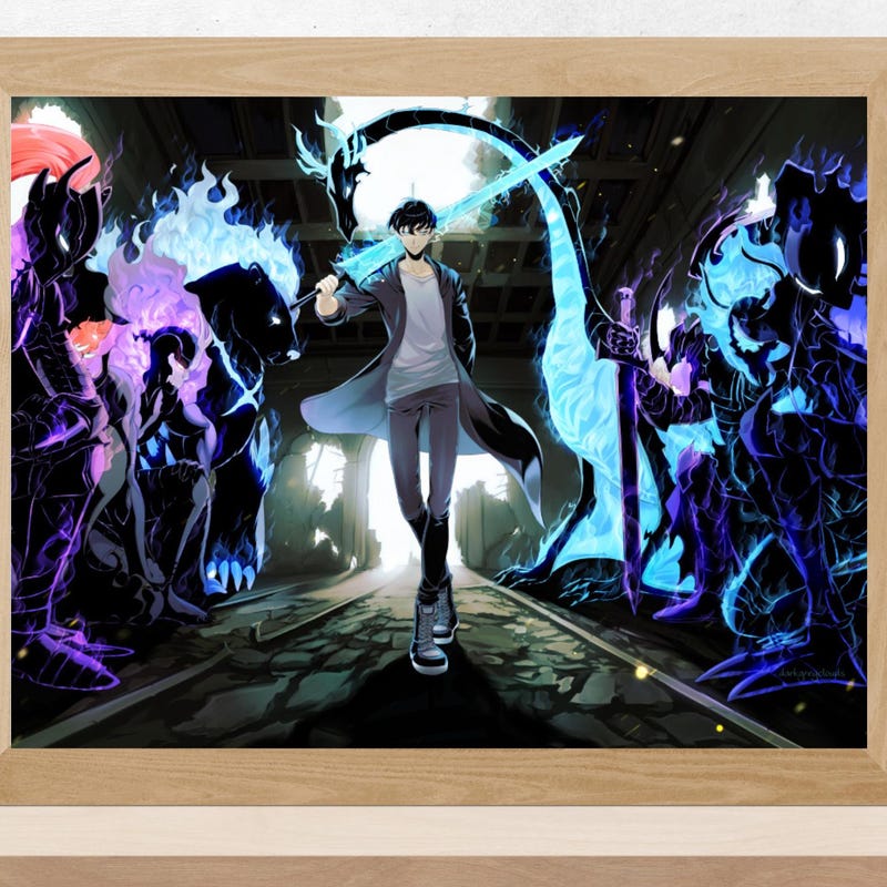 Solo Leveling Wall Poster - Etsy