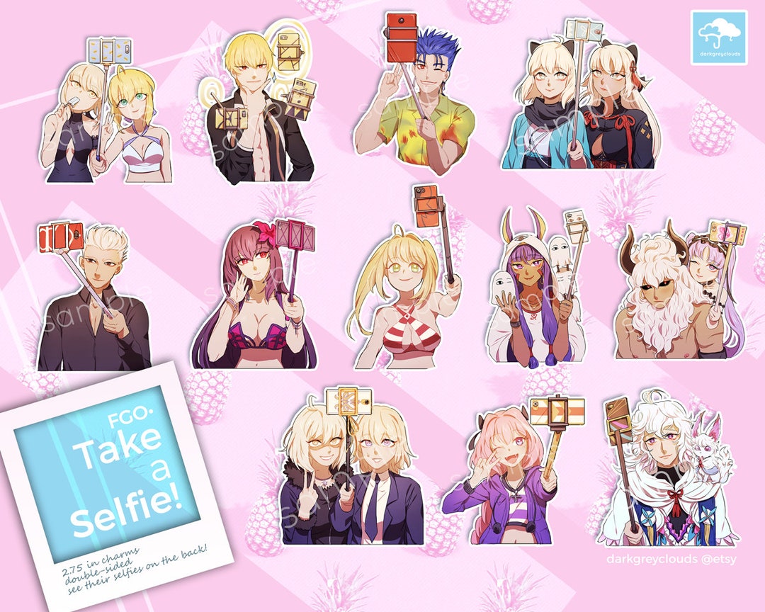 Fate Grand Order. Selfie Charms Gacha (2 Charms for 20) - Etsy