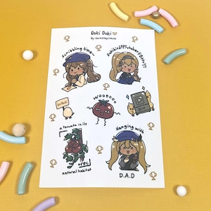 Dokibird Vtuber Sticker Sheet - Etsy