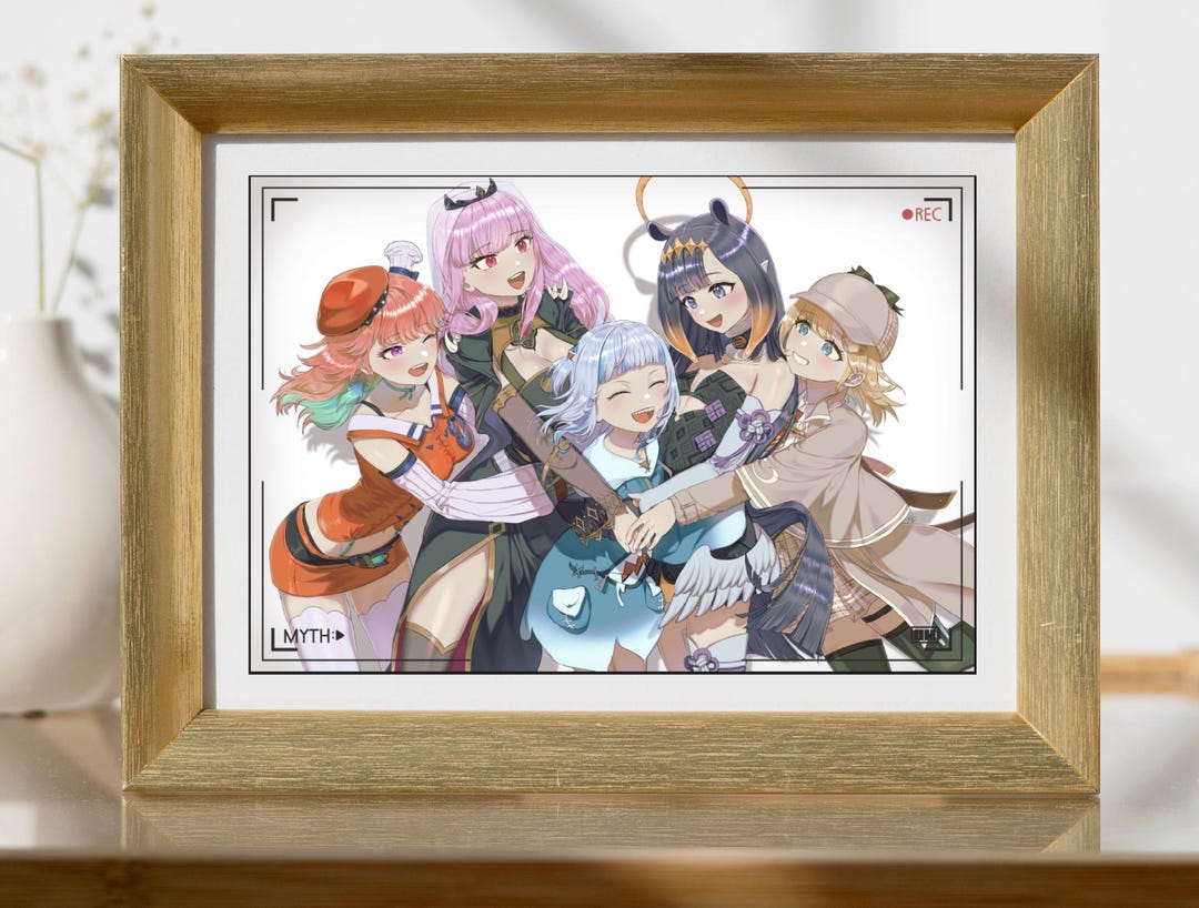 Hololive: Myth Vtuber Wall Art Poster - Etsy
