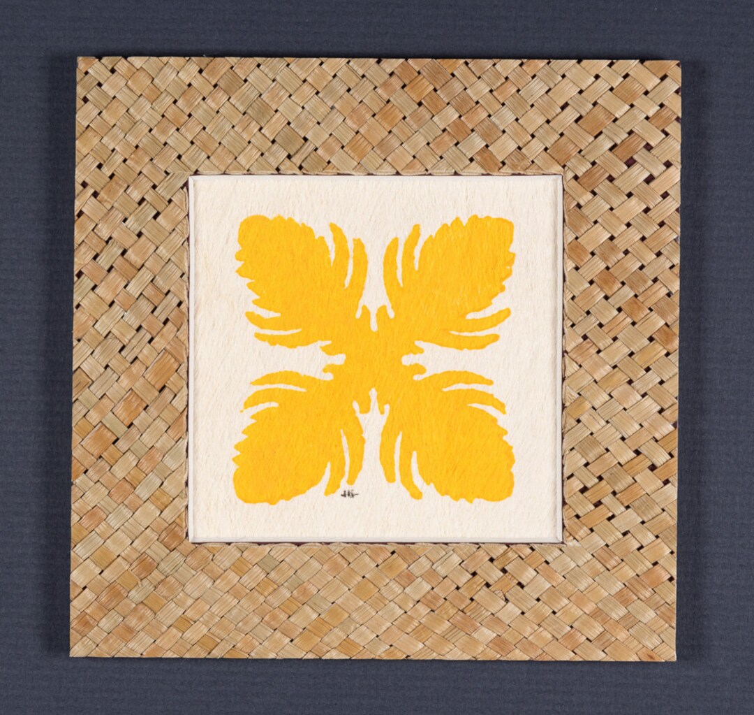 Protea - Handmade Hawaiian Quilt Art on Tapa Cloth – Signed & Ready to ...