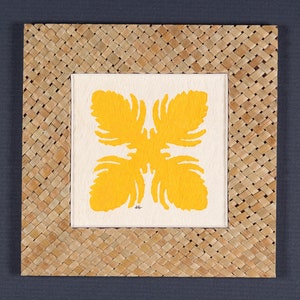 Protea - Handmade Hawaiian Quilt Art on Tapa Cloth – Signed & Ready to ...
