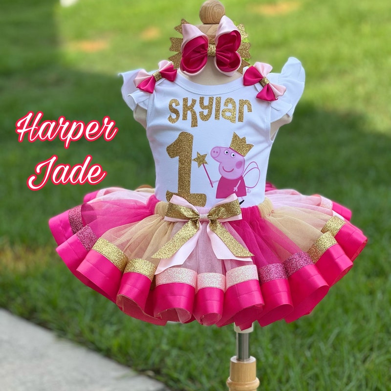 Peppa Pig Birthday Outfit - Etsy