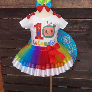 Cocomelon Ribbon Tutu Outfit - Etsy