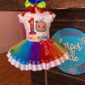 Cocomelon Ribbon Tutu Outfit - Etsy