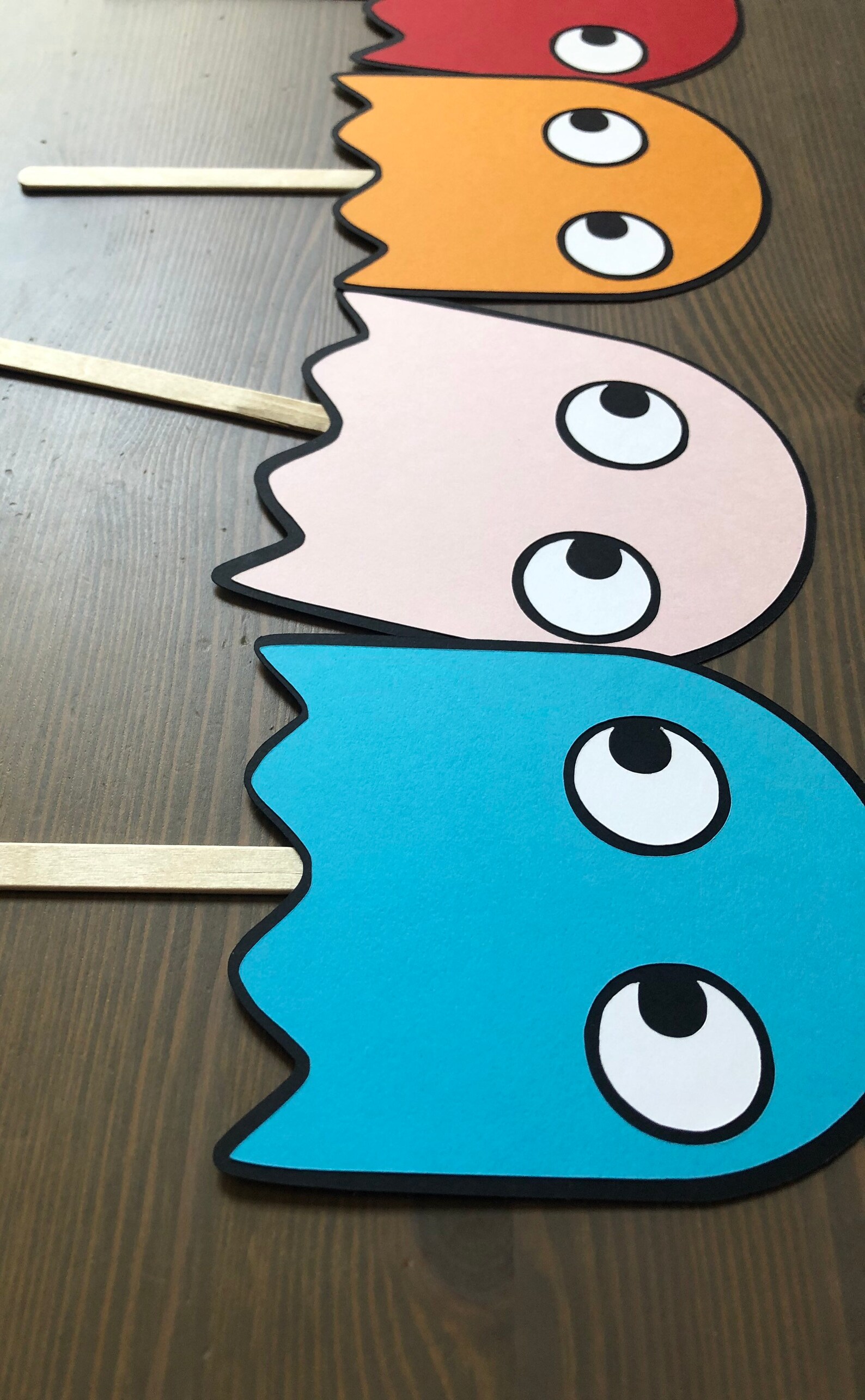 Pac-man Inspired Centerpiece Sticks Pac-man Party - Etsy