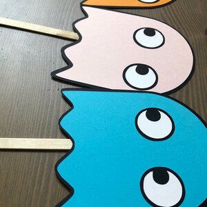 Pac-man Inspired Centerpiece Sticks Pac-man Party - Etsy