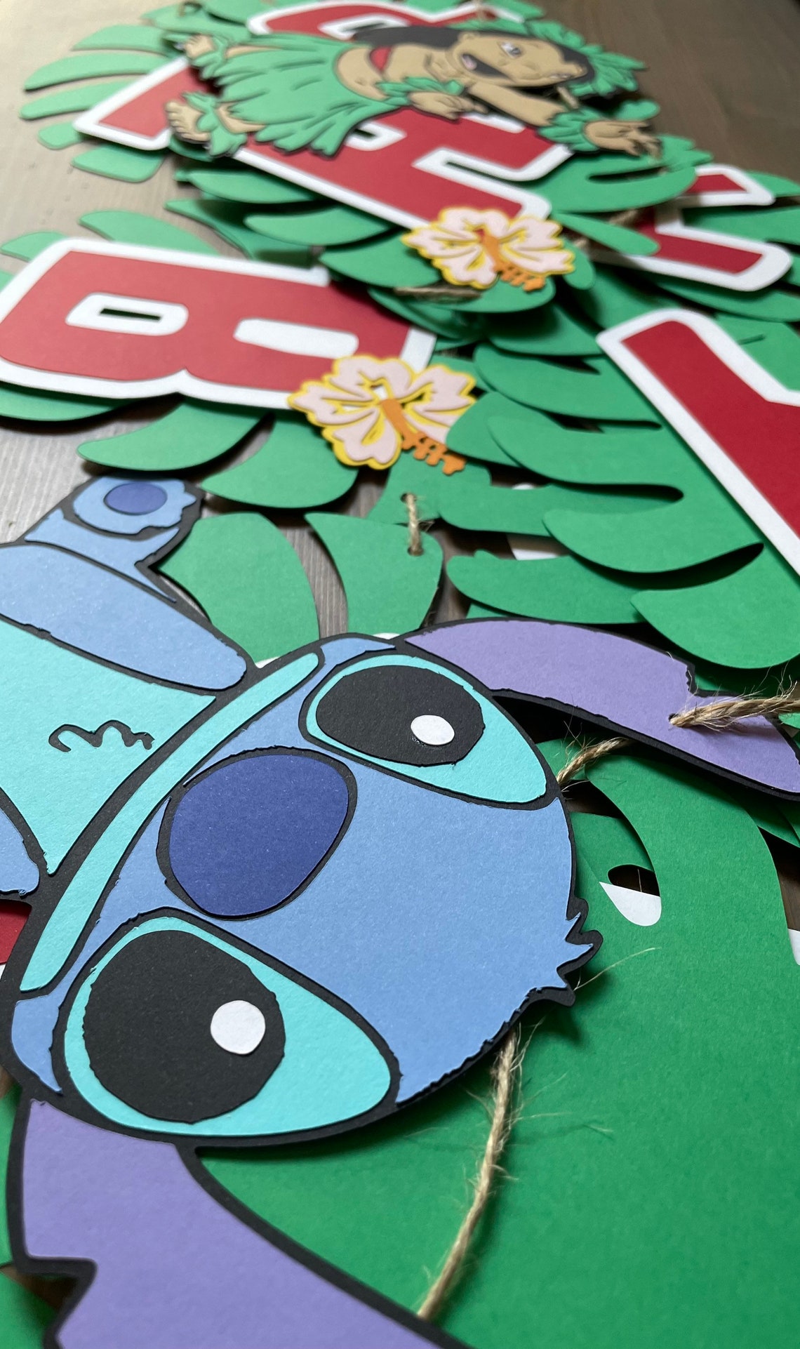Lilo and Stitch Inspired Banner Lilo and Stitch Birthday Party - Etsy