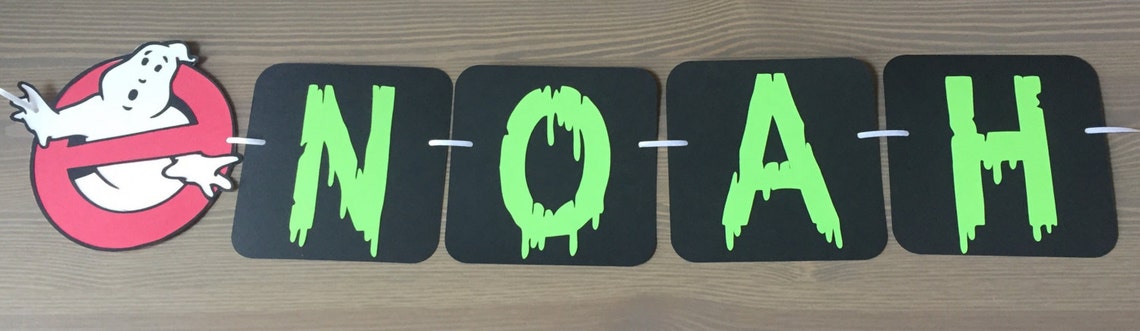 Ghostbusters Inspired Party Banner Ghostbusters Birthday - Etsy