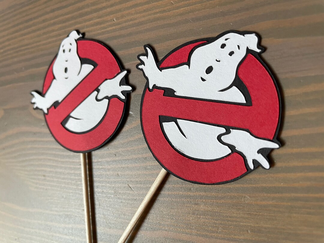 Ghostbusters Inspired Cupcake Toppers Ghostbusters Party Decorations - Etsy